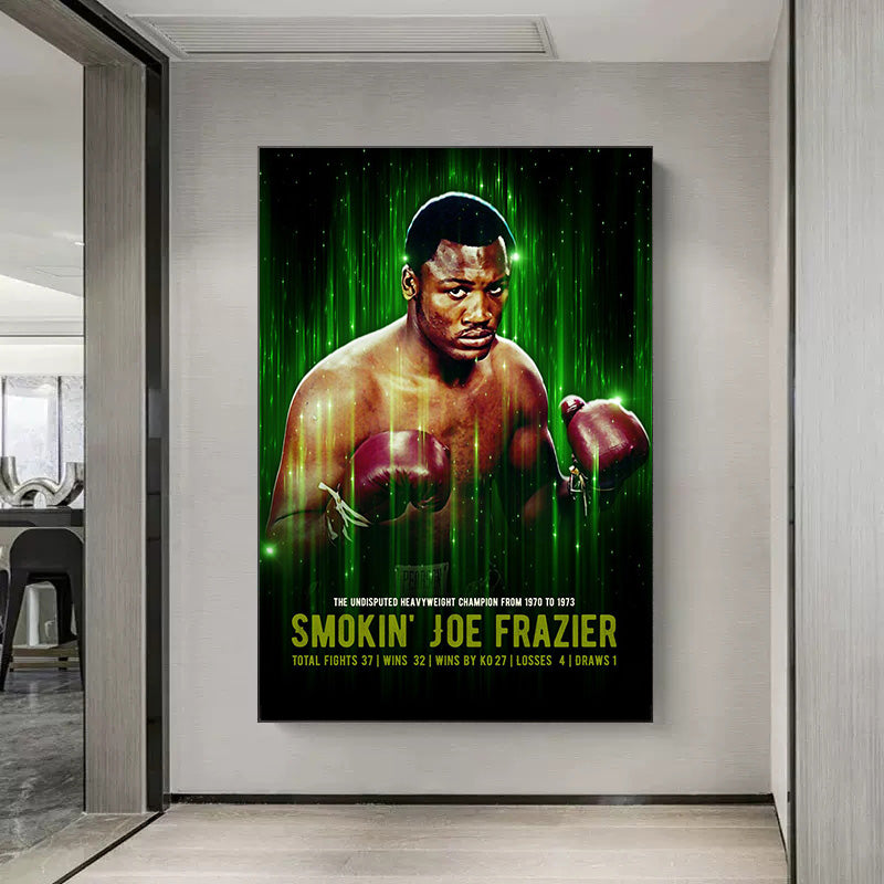 Tableau boxe Joe Frazier (Matrix) | Esprit-boxe.com & Esprit-Boxe.com
